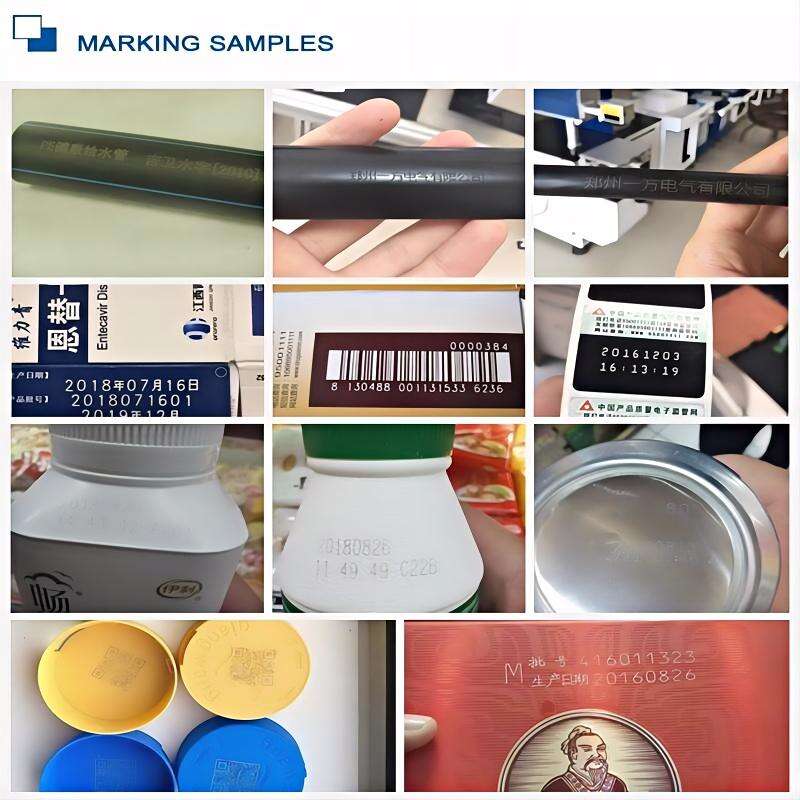 By Laser - High-Speed Flying Fiber Laser Coding Machine